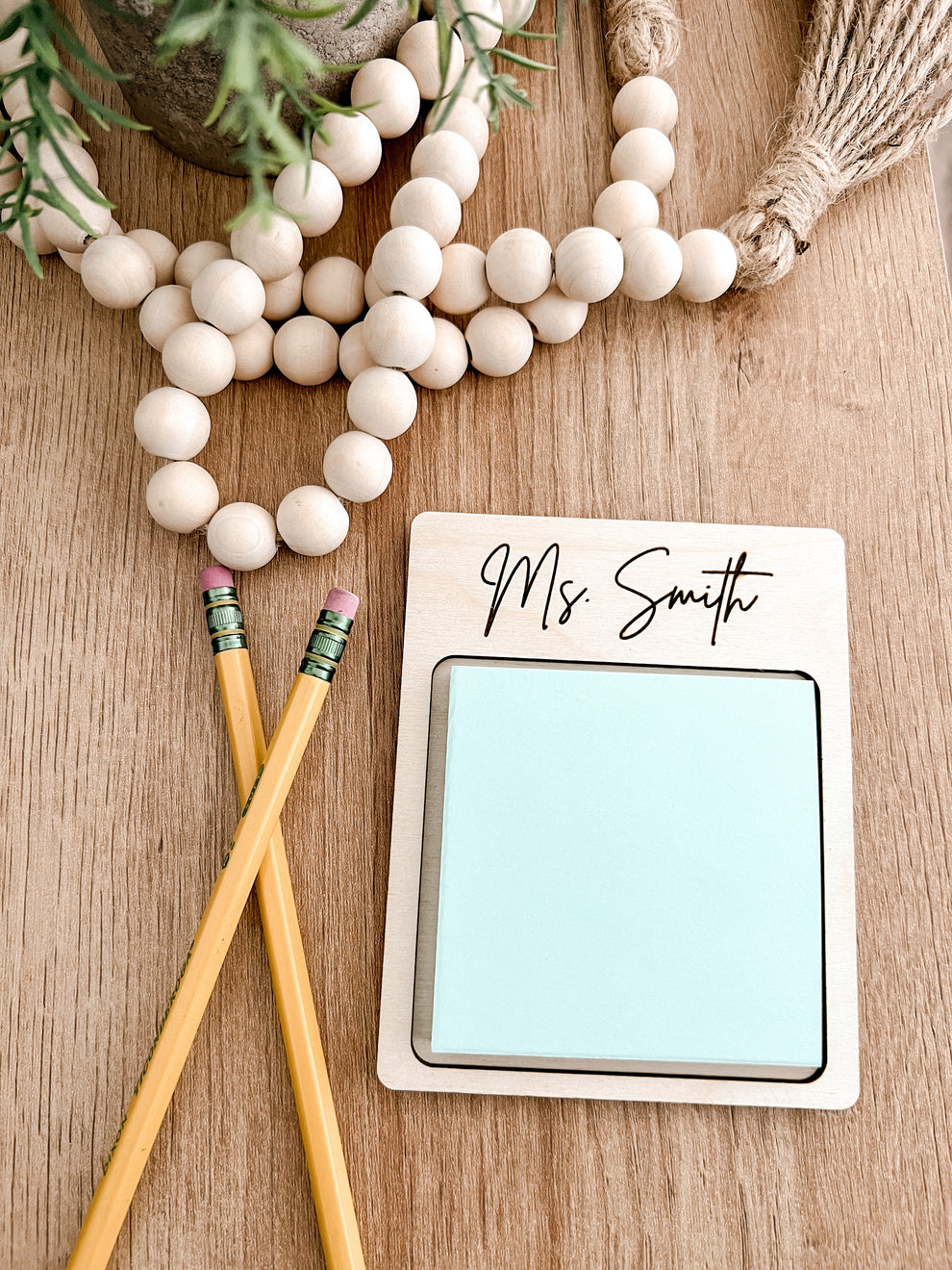 Post it Note Holder – Home Bound Custom Decor